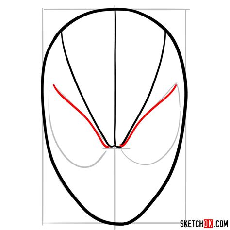 How To Draw Spiderman Face
