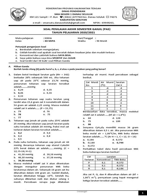 Kimia Xii Fixs Pdf Sains And Matematika