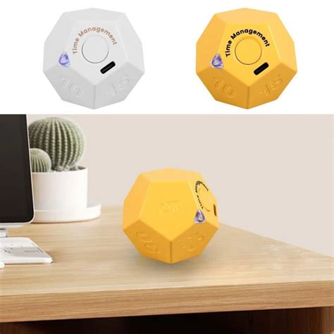 Angy Dodecagon Cube Timer 450mah Led Indicator Time Ball Cooking