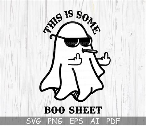 Funny Halloween Svg Ghost Svg Halloween Shirt Svg Boo Svg Boo Sheet Svg