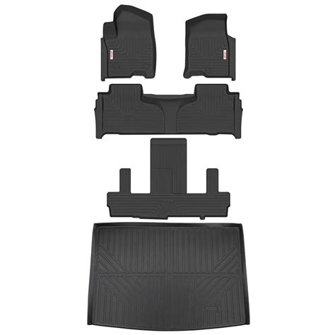 Amazon RILLEC All Weather Floor Mats Accessoires 3 Row Liner Set