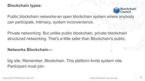 What Are The Different Types Of Blockchain Technology Explained Ppt