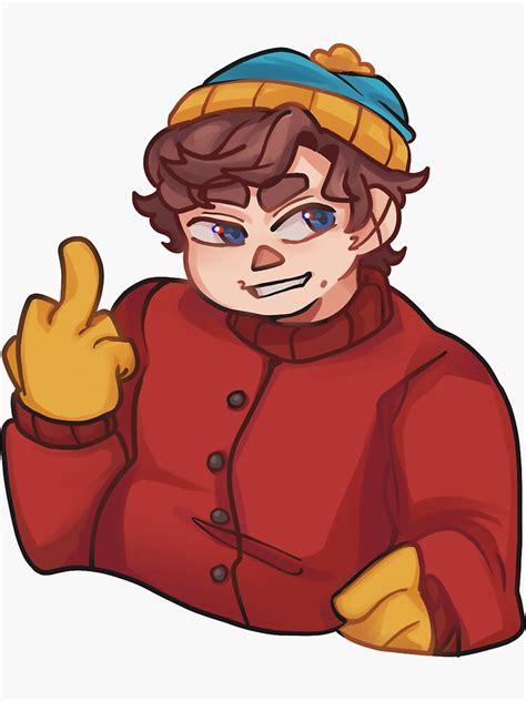Eric Cartman Sticker South Park Sticker For Sale By Lillastarr