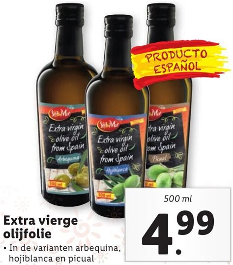 Extra Vierge Olijfolie 500ml Aanbieding Bij Lidl