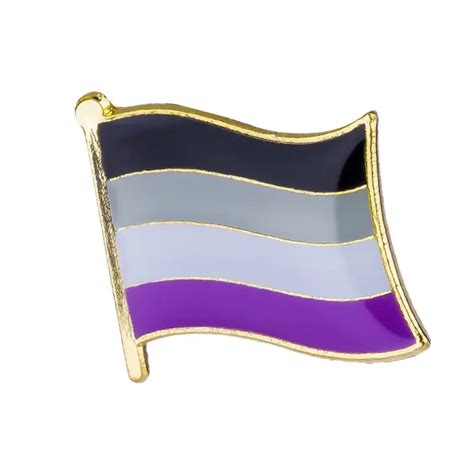 Asexual Pride Flag Pin Proud Supplies Gay Pride Shop