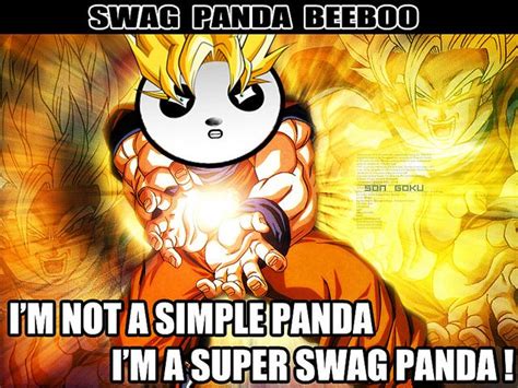 Swag Panda Beeboo Dragon Ballz Goku Dragon Ball Z Dragon Ball