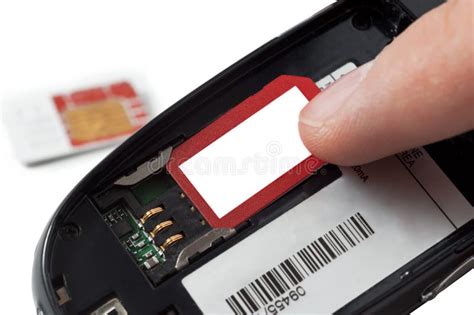 Inserting A Sim Card Stock Image Image Of Unlocking 20652793