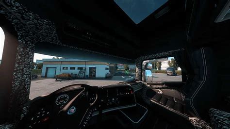 Scania Rjl Topline Interior Grey Plusch Danish Ets2 Mod Download