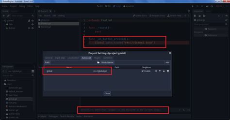 Global Scene Not Declared Error Archive Godot Forum