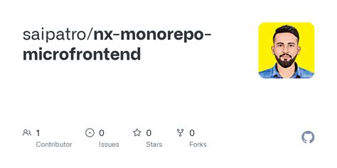 Github Saipatronx Monorepo Microfrontend