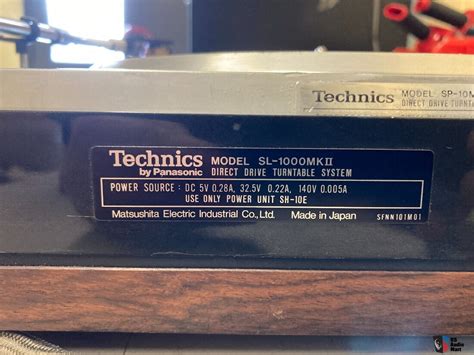 Technics Sp 10 Mkii Turntable W Audio Technica At 1005 Ii Tonearm