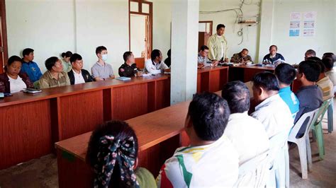 မိုင်းယန်းခရိုင် မြို့နယ်အဆင့် ဌာနဆိုင်ရာများနှင့် လုပ်ငန်းညှိနှိုင်းအစည်းအဝေး ကျင်းပ