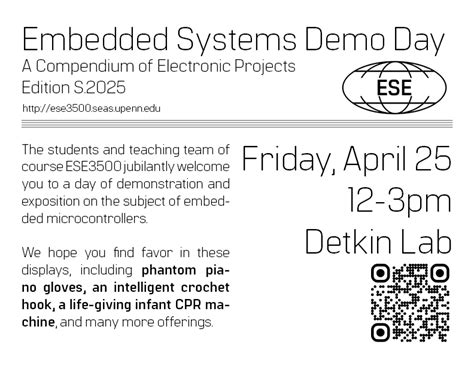 Ese 3500 Embedded Systems And Microcontroller Laboratory