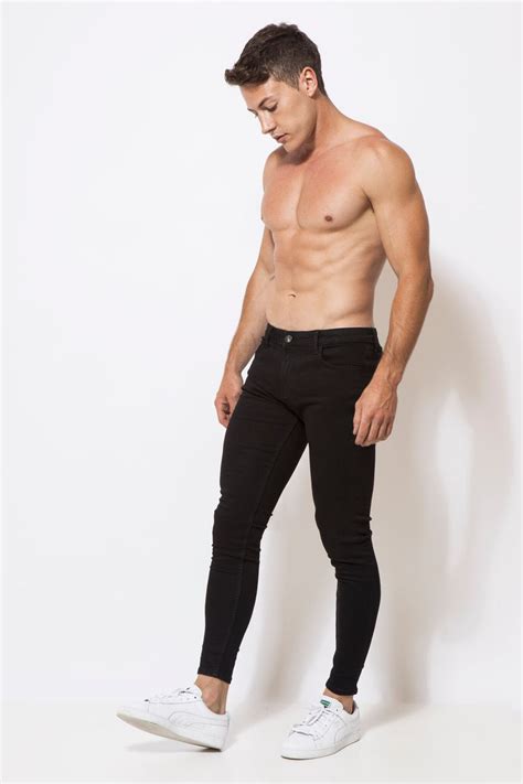 Black Non Ripped Jeans Blond Aus