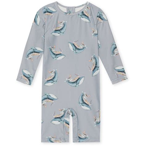 Konges Sløjd Aster Onesie Playsuit Zwempak Whale Boat