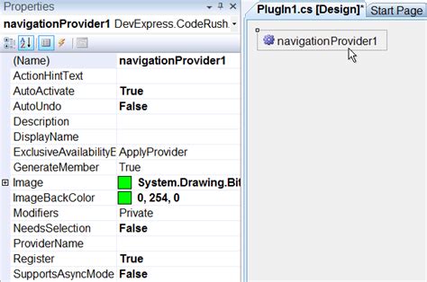 new coderush plug in jump to implementer