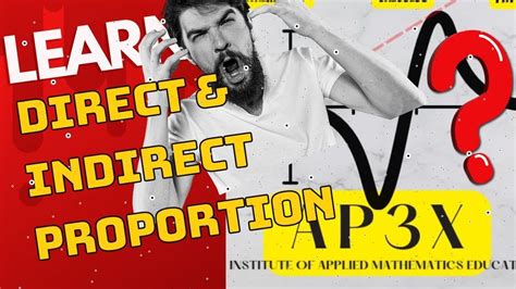 Direct And Indirect Proportionvariation Complete Tutorialpart 1csec