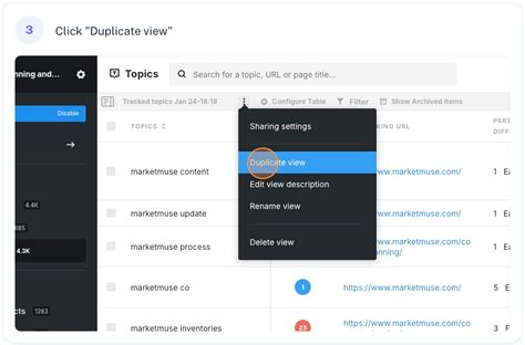 How To Duplicate A View Marketmuse Knowledge Base