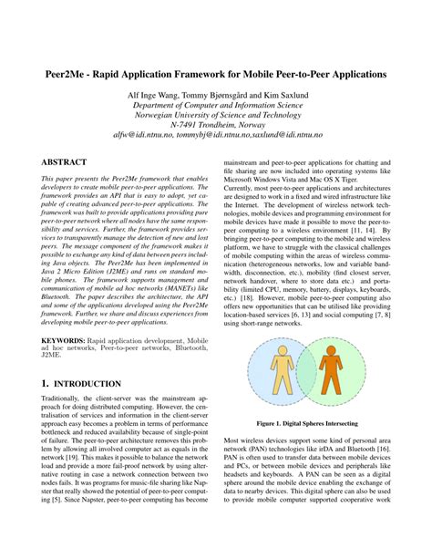 pdf peer2me rapid application framework for mobile peer to peer