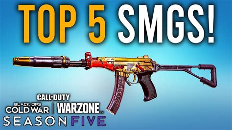 TOP 5 SMGs In Warzone After Update Season 5 In Depth Stats Best Class
