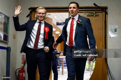 Scottish Labour Candidate Michael Shanks And Scottish Labour Leader