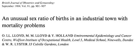 Wildfires Air Pollution And Alteration Of Sex Ratios Can Perinatal