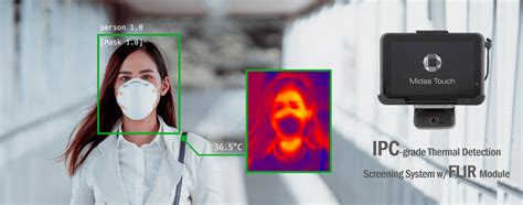 Thermal Detection System Body Temperature Scanner Midas Touch