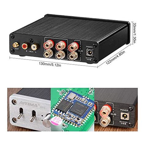 Aiyima Dac A2 Headphone Amplifier Dac With Bass Treble Controls Pc Usb