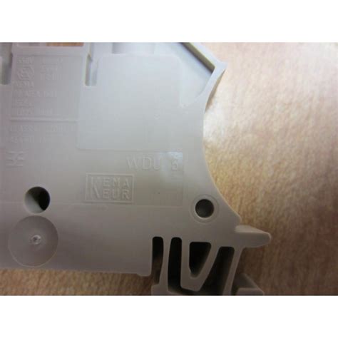 Weidmuller Wdu 6 Terminal Block Wdu6 1020200000 Pack Of 100 Mara