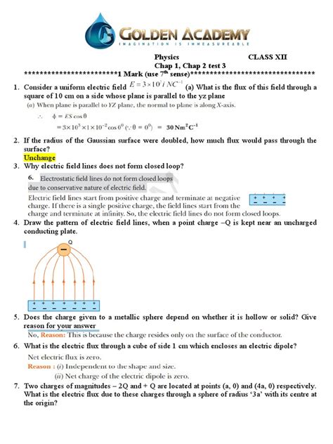 1 and 2 test 3 solns descargar gratis pdf capacitance electric field