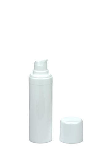 Airless Dispenser Micro 30 Ml Container White Actuator White Cap White