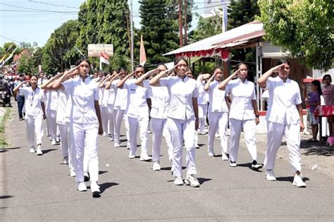 Pemkab Minut Semarakkan HUT RI Ke Dengan Lomba Gerak Jalan Sulut Basuara