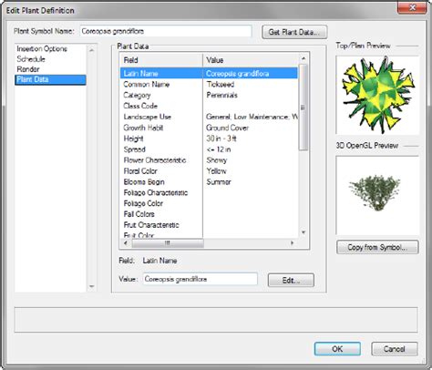 Using Plant List Data In Vectorworks Landmark