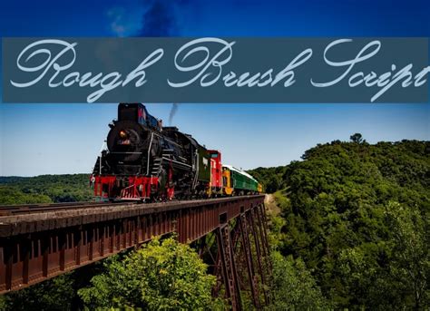 Rough Brush Script Font