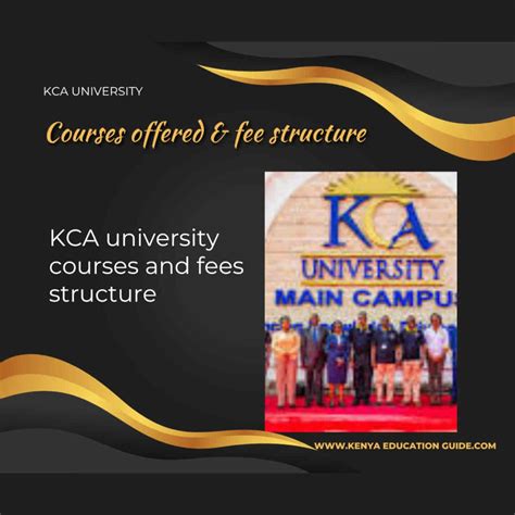 Kca University Courses And Fees Structure 2025 Intake Kenya
