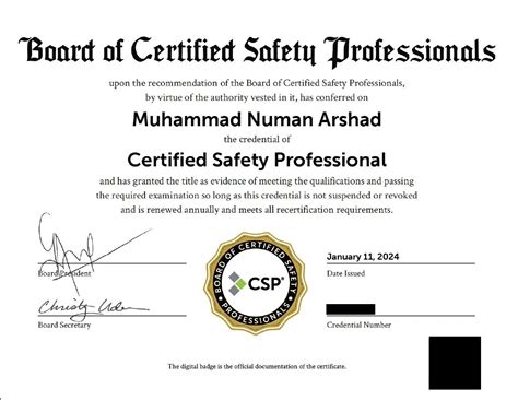Muhammad Numan Arshad On Linkedin Csp Bcsp Csp 57 Comments