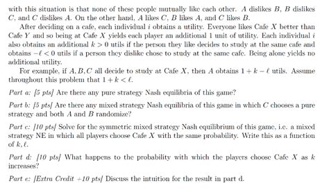 Solved Problem Pts Consider The Following Scenario Chegg