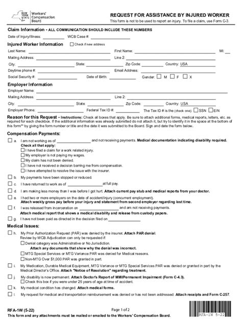 Rfa 1w 2022 2025 Form Fill Out And Sign Printable Pdf Template Airslate Signnow