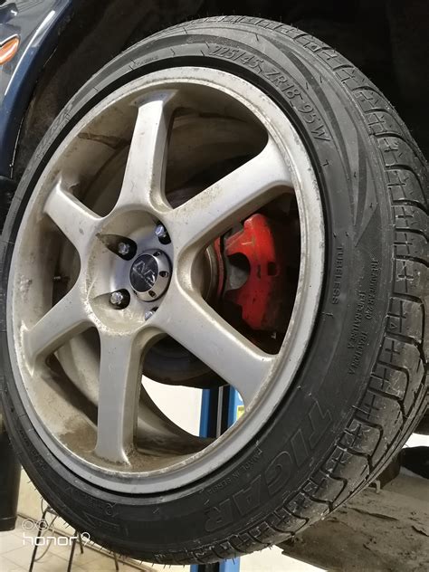 Новая резина на лето Mitsubishi Legnum 2 5 л 2001 года шины DRIVE2