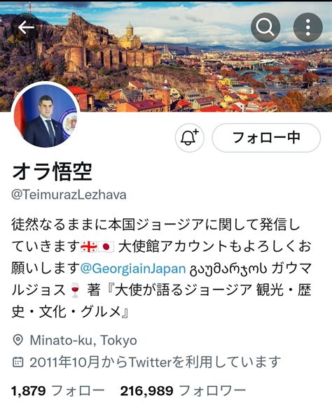 ま〜ちゃ🍒 On Twitter おはようございます😊 ジョージア🇬🇪と言えば 日本語がペラペラな話題の ティムラズ・レジャバ駐日大使