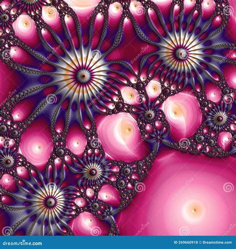 Fractal Complex Color Mandelbrot Set Detail Digital Artwork For