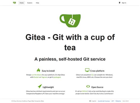 Github V Ci C A Ri Ng B N V I Gitea V Drone Ci