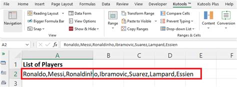how to convert column list to comma separated list in excel