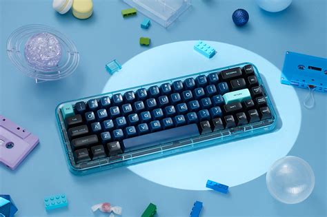 平面｜melgeek Mojo68 透明无线机械键盘 叔的片 站酷zcool
