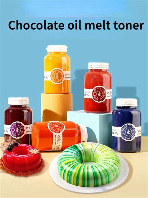 식용 오일 용해성 유성 특수 색상 베이킹 초콜릿 케이크 장식 용품 초콜릿 오일 컬러 핑크 파우더 1560g Aliexpress