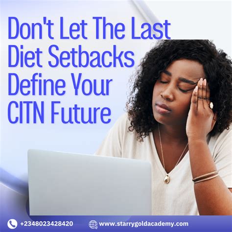 Starry Gold Academy On Linkedin Dont Let The Last Diet Setbacks Define Your Citn Future