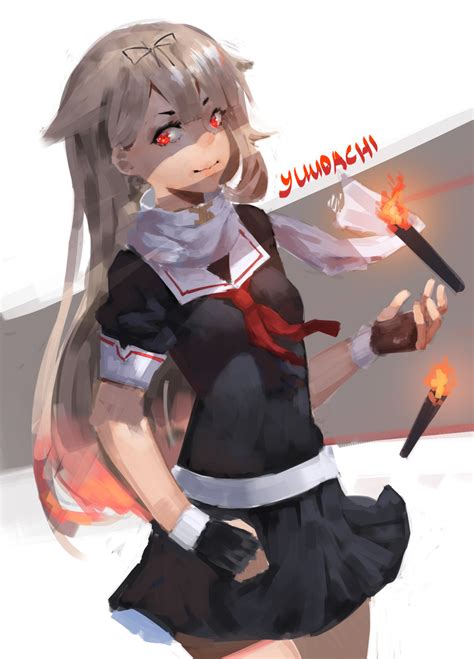 Yuudachi And Yuudachi Kai Ni Kantai Collection Drawn By Krin Krinnin Danbooru