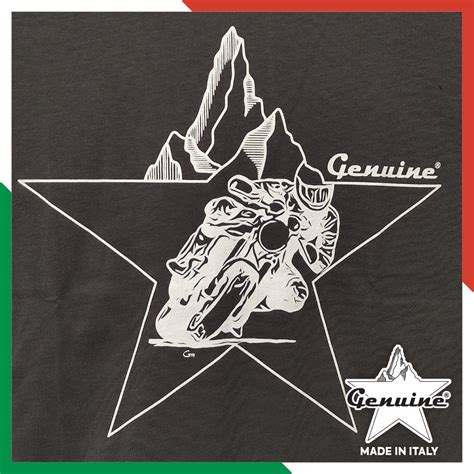 T Shirt Genuine Modello Naked Colore Piombo E Ghiaccio La Casa Del