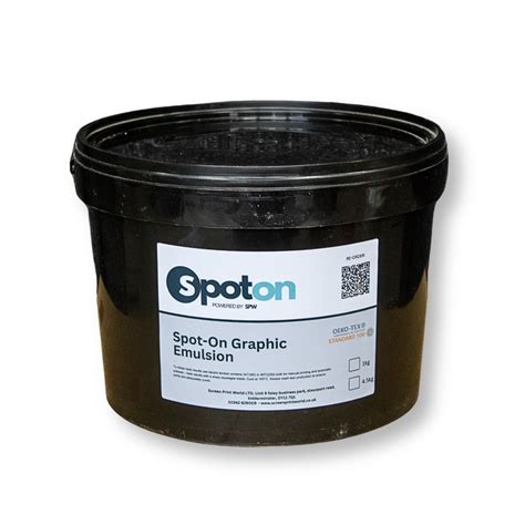 Spot On Graphic Emulsion Screen Print World