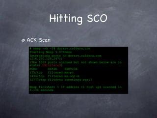 Hacking With Nmap Scanning Techniques PPT